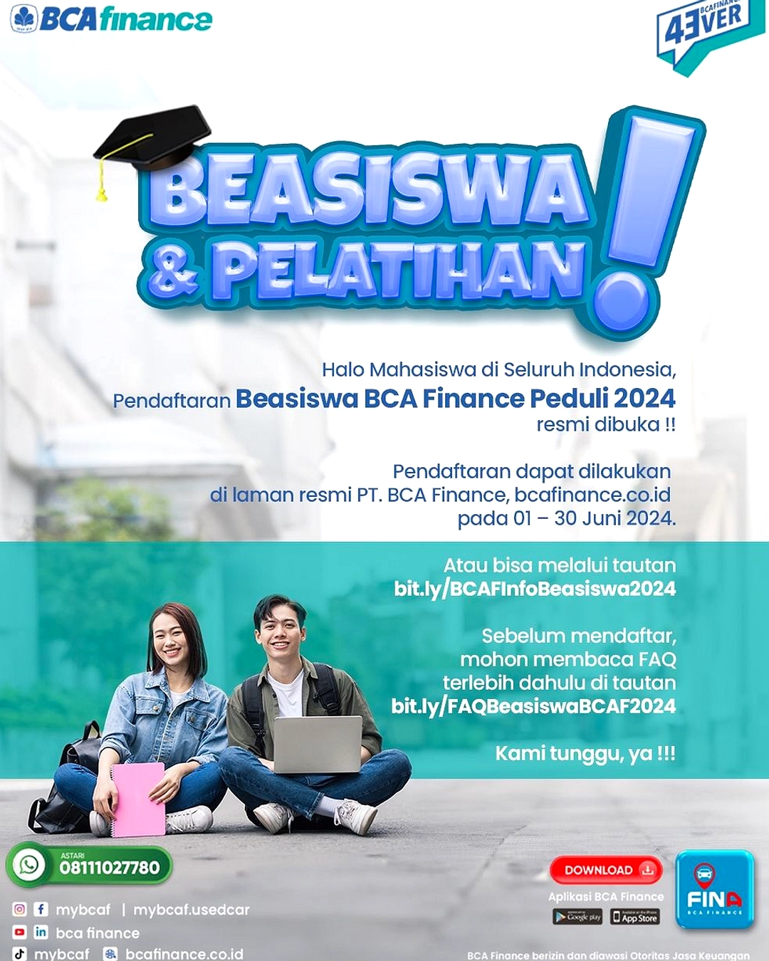 BCA Buka Pendaftaran Magang Bakti 2026 untuk Mahasiswa | Bisik.id